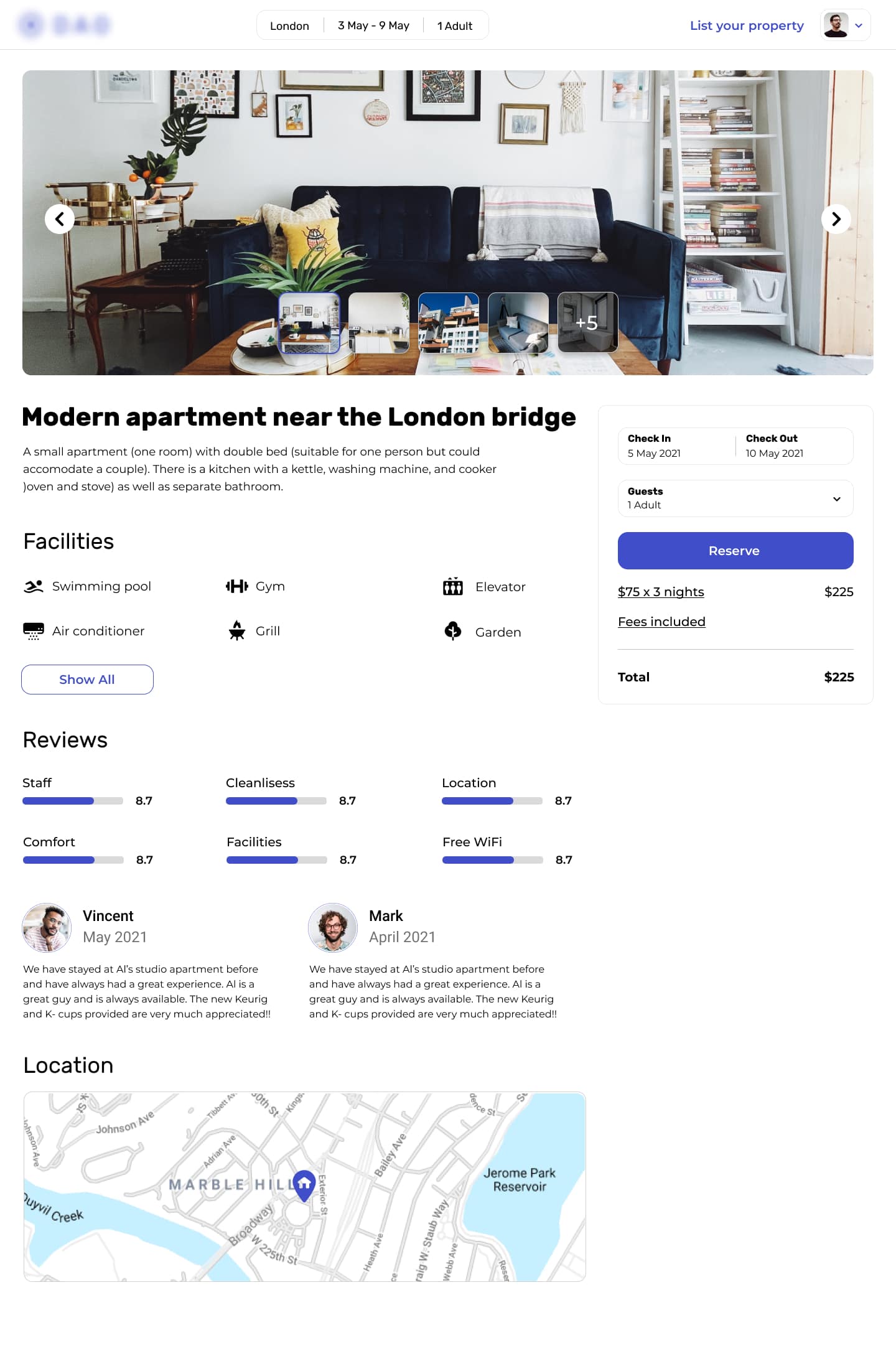 Property Rental Marketplace - Case Study - Sloboda studio